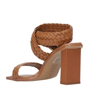 Schutz Braided Block Heeled Sandals