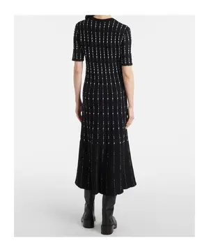 JOSEPH Ribbed-knit Midi Dress