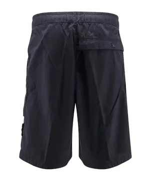 Stone Island Logo Patch Bermuda Shorts