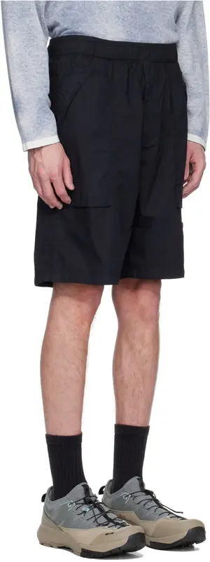 Stone Island Logo Patch Bermuda Shorts