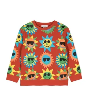 Stella McCartney Sun-print Cotton Sweatshirt
