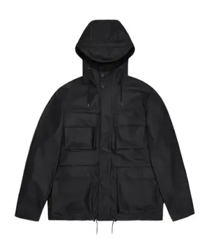 Rains Pocket Detail Hooded Jacket