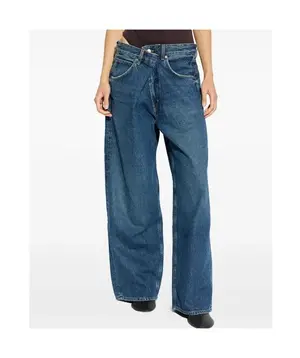 AGOLDE High-waisted Wide-leg Jeans