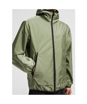 Moncler Granier Logo Patch Zip-up Jacket