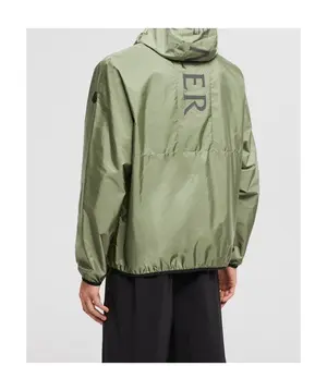 Moncler Granier Logo Patch Zip-up Jacket