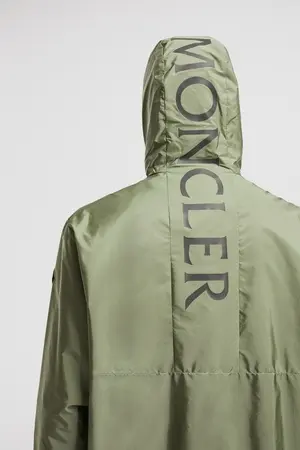Moncler Granier Logo Patch Zip-up Jacket