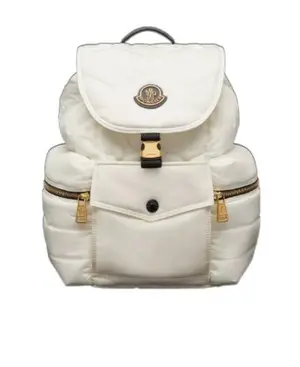 Moncler Logo Backpack - White