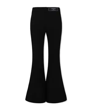 Balmain Logo-patch Flared Trousers