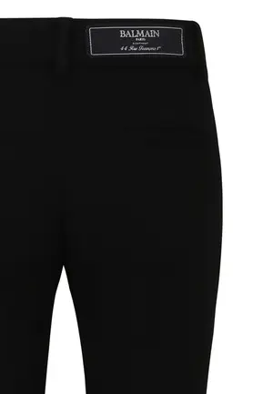 Balmain Logo-patch Flared Trousers