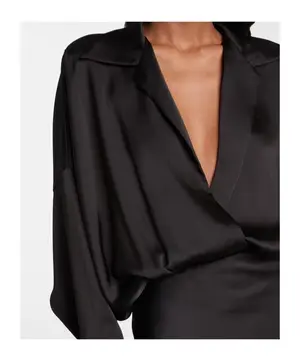Norma Kamali Long-sleeved Gown
