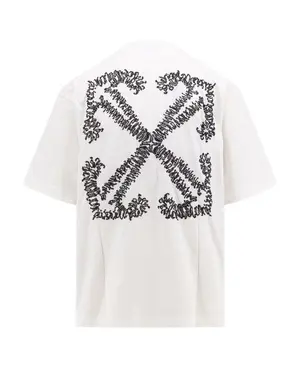 Off-White Logo Detailed Crewneck T-shirt