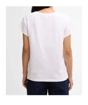 Barbour Hartland Short Sleeve T-shirt - White