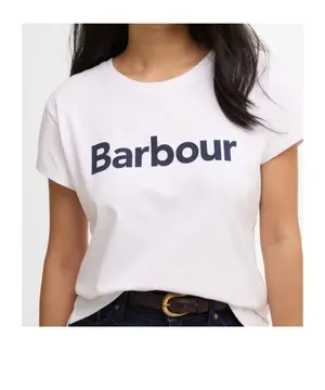 Barbour Hartland Short Sleeve T-shirt - White