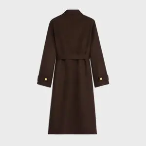 Celine Coat In Double Face Cashmere