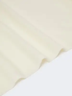 Max Mara Logo Embroidered Fringed Scarf
