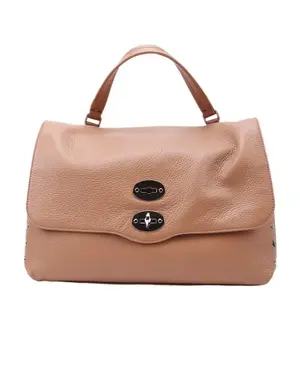 ZANELLATO Studded Shoulder Bag - Brown