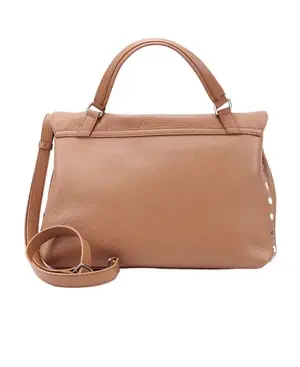 ZANELLATO Studded Shoulder Bag - Brown