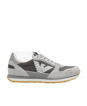 Emporio Armani Paneled Low-top Sneakers