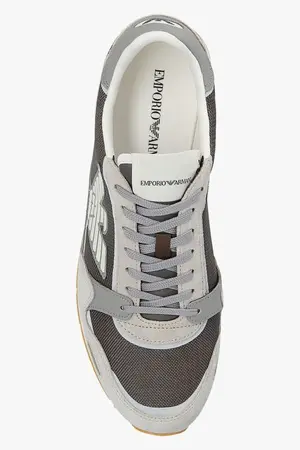 Emporio Armani Paneled Low-top Sneakers