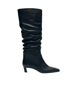 ALOHAS Kalila Slouchy Boots - Black