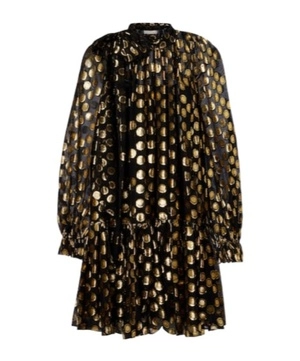 Ulla Johnson Embroidered Jacquard Mini Dress - Black