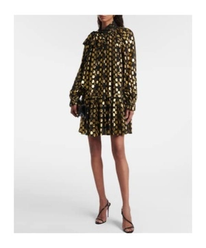 Ulla Johnson Embroidered Jacquard Mini Dress