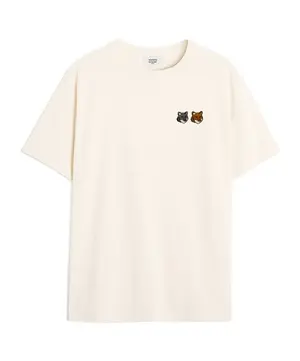 Maison Kitsuné Fox Embroidered Crewneck T-shirt