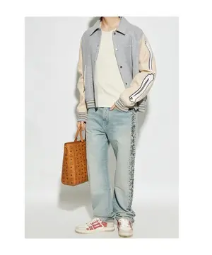 Amiri Logo Patch Ribbed Top