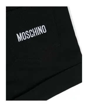 Moschino Logo-embroidered Denim Shorts