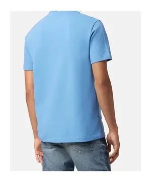 Versace Medusa-embroidered Short-sleeved Polo Shirt