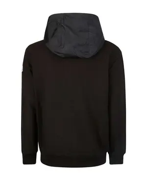 Moncler Zip Up Contrasted Hoodie