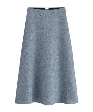 Dior Mid-length Flared Skirt - Gray