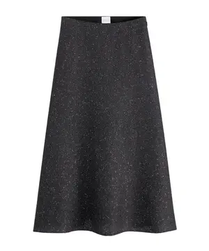 Dior Mid-length Flared Skirt - Black