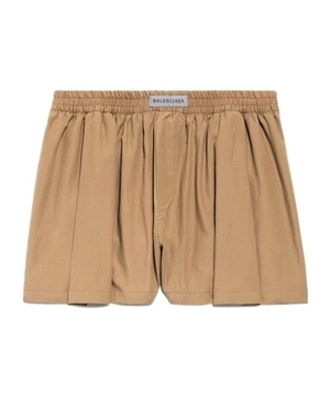 Balenciaga A-line Boxer Shorts In Sand