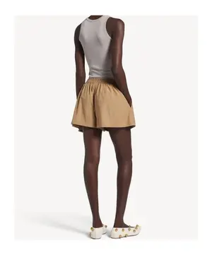 Balenciaga A-line Boxer Shorts In Sand