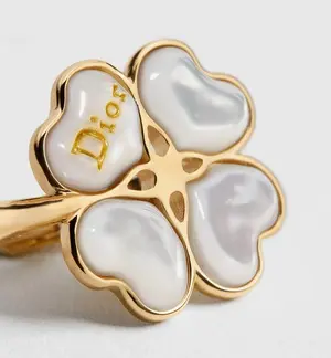 Dior Sparkling Clover Earrings
