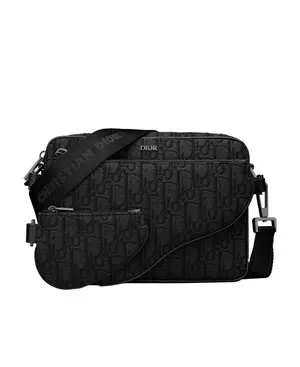 Dior Triple Pouch - Black