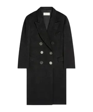 Dries Van Noten Double-breasted Coat - Black