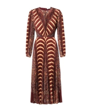 Ulla Johnson Pleated Mid-length Dress - Brown