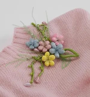 Dior Embroidered Bouquet Sweater