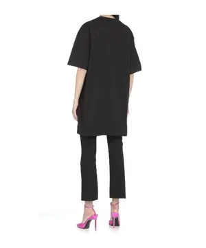 MSGM Logo Print T-shirt Dress