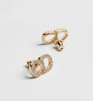 Dior Cd Signature Stud Earrings