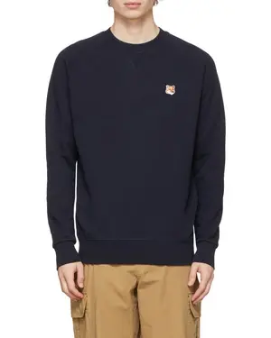 Maison Kitsuné Fox Head Patch Sweatshirt