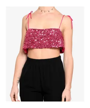 ANIYE BY Sequined Short Camisole