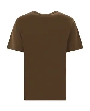 Maison Kitsuné Logo Printed Crewneck T-shirt