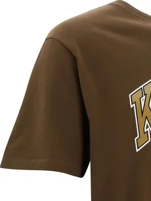 Maison Kitsuné Logo Printed Crewneck T-shirt