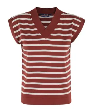 K-WAY Knitted Vest - Red