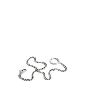 Balenciaga Bb Icon Trouser Chain In Antique Silver