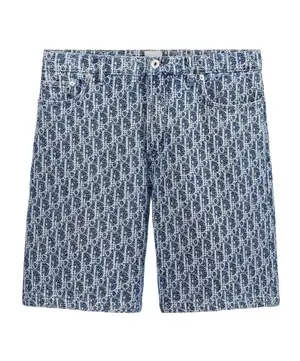 Dior Dioriviera Oblique Shorts - Blue