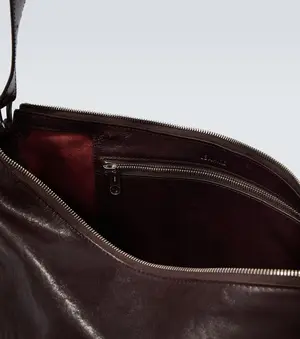 LEMAIRE Zippered Leather Shoulder Bag